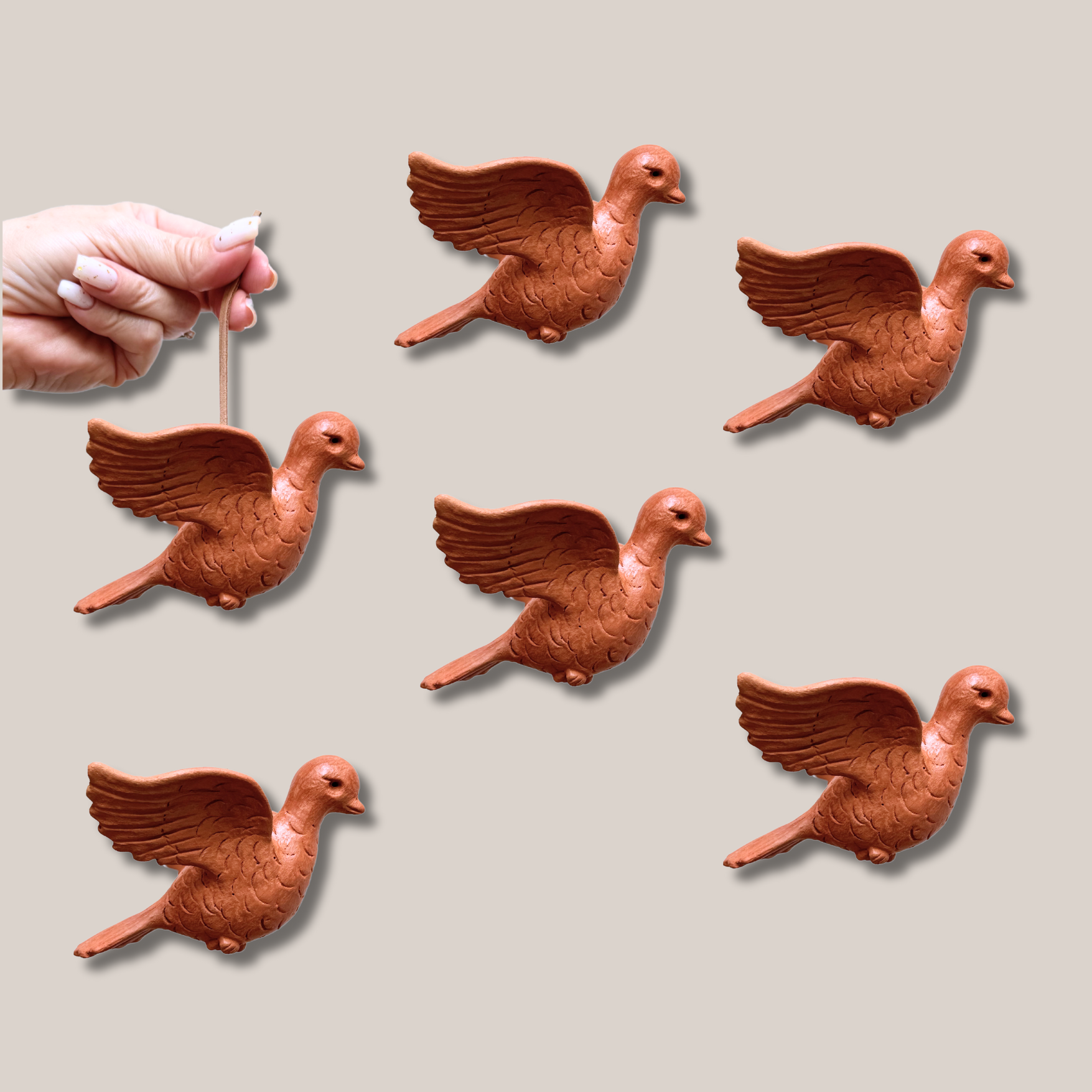 Set de 6 Palomas Mini – BigidyOaxaca